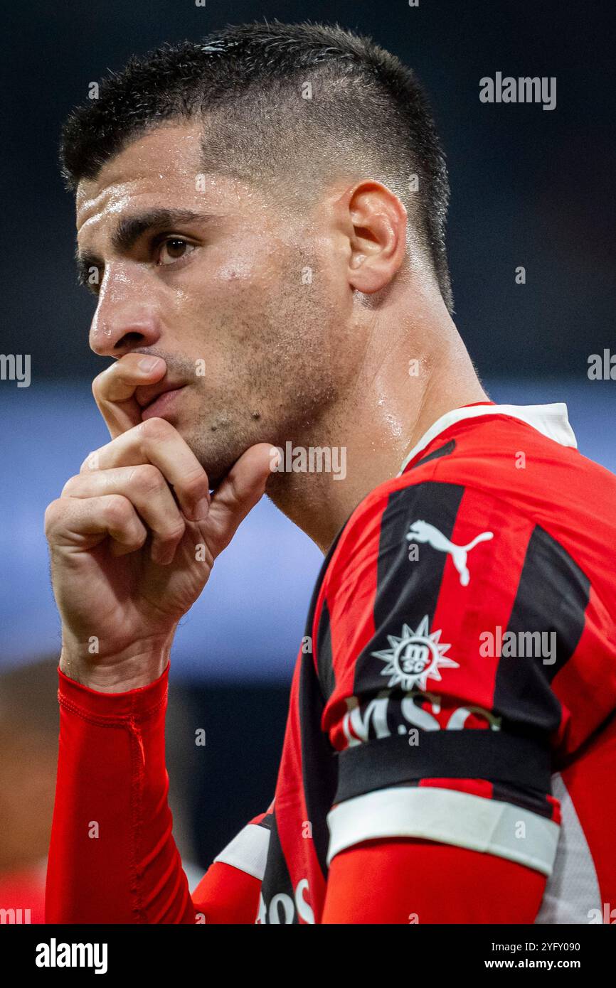 Madrid, Madrid, Spain. 5th Nov, 2024. Alvaro Morata of AC Milan ...