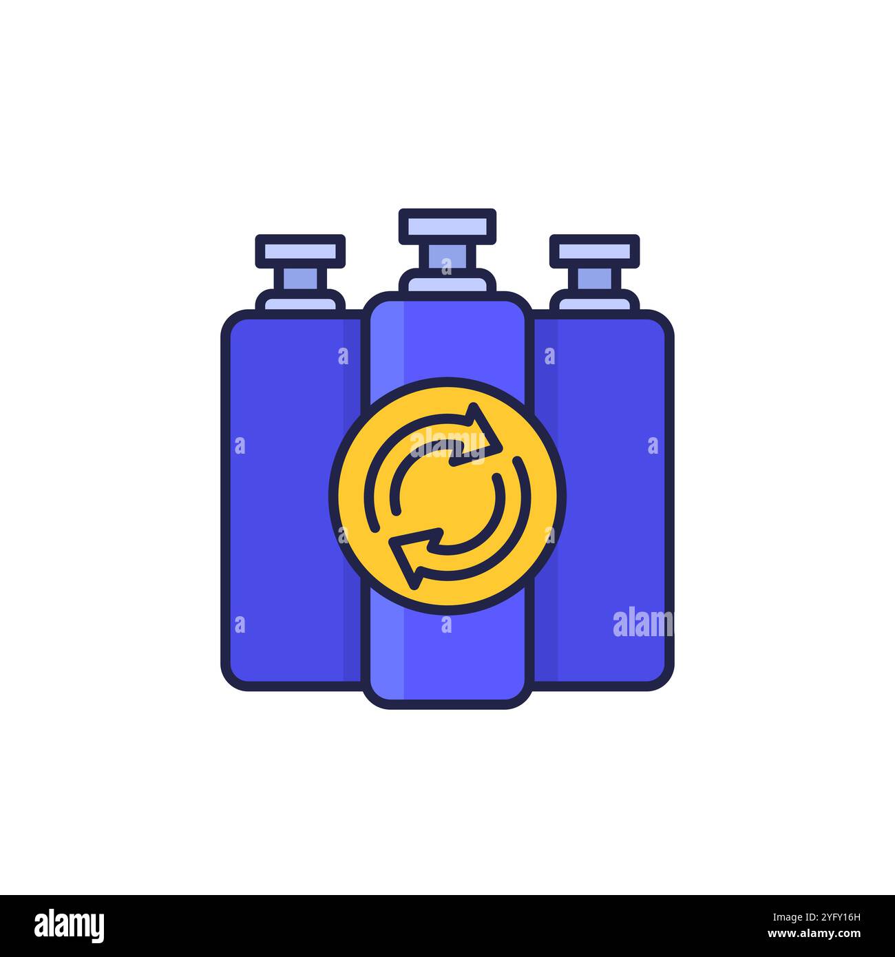 Hydrogen gas tanks Cut Out Stock Images & Pictures - Alamy