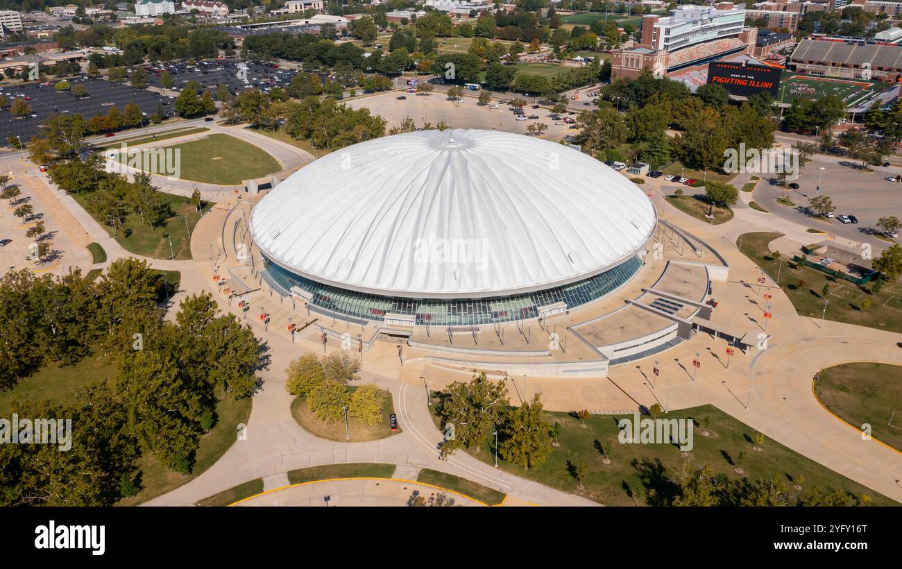 State Farm Center is an arena at the University of Illinois hosting the ...