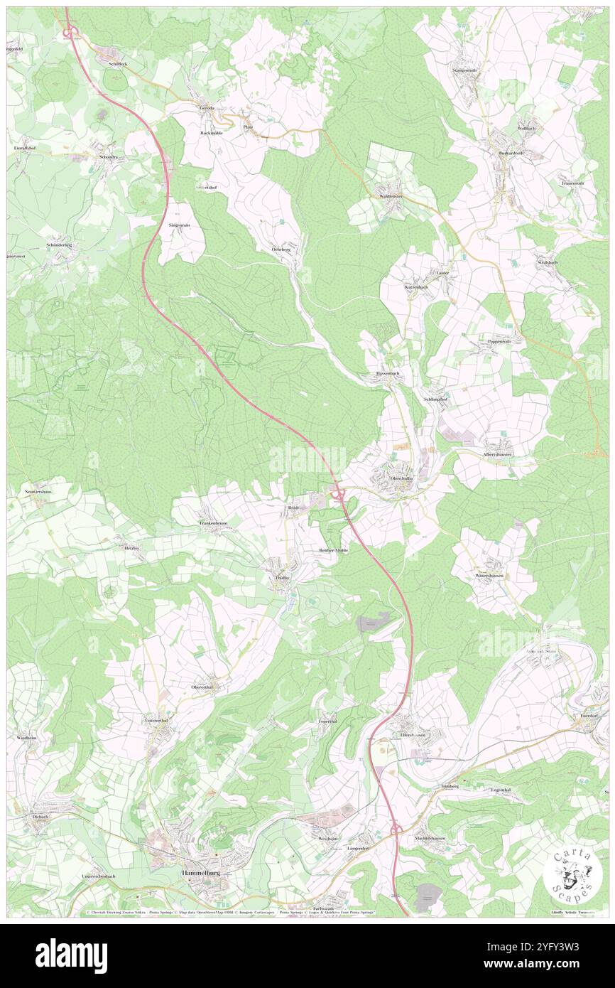 Oberthulba, Regierungsbezirk Unterfranken, DE, Germany, Bavaria, N 50 ...