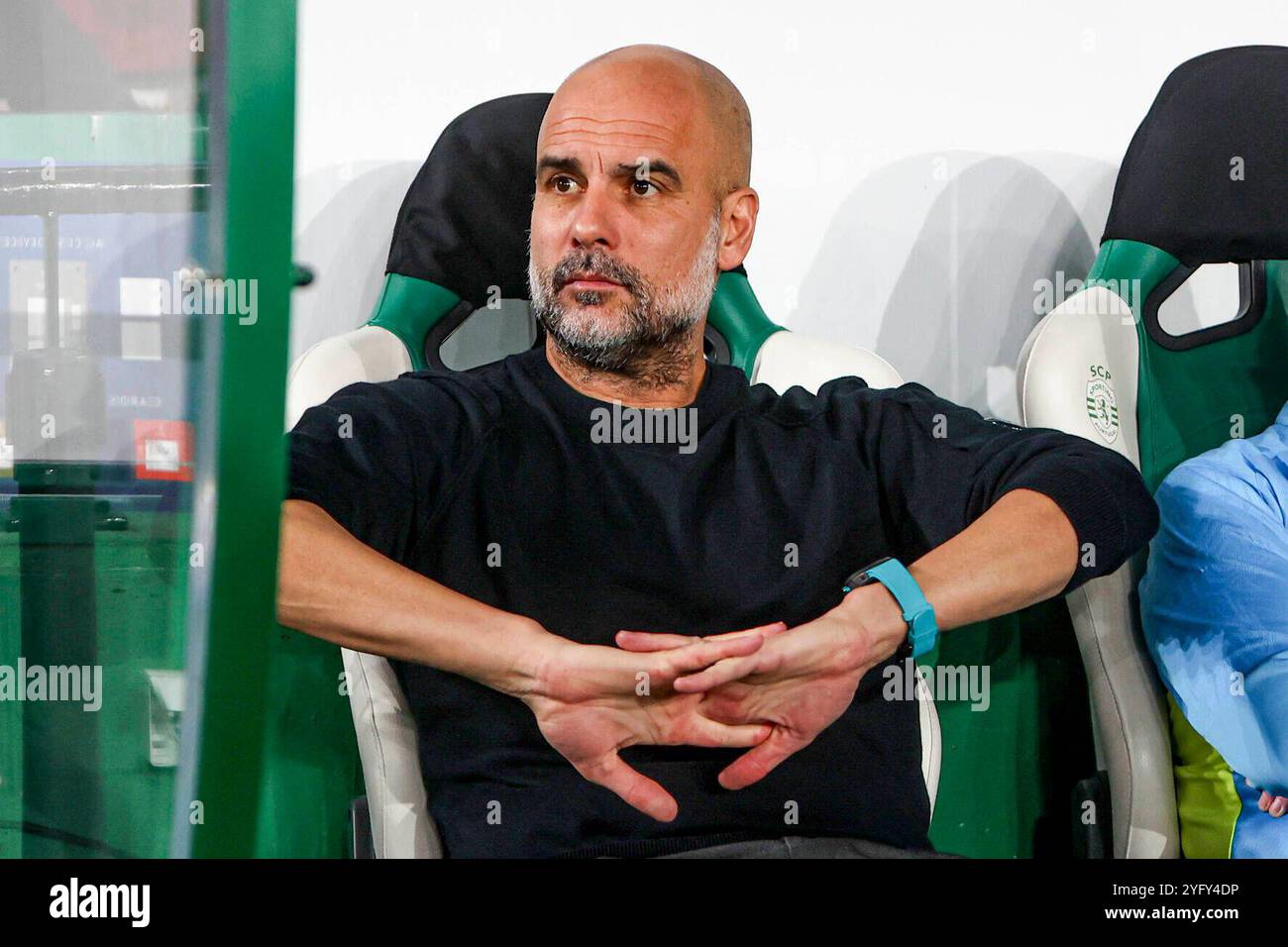 Pep Guardiola head coach of Manchester City during the UEFA Champions ...