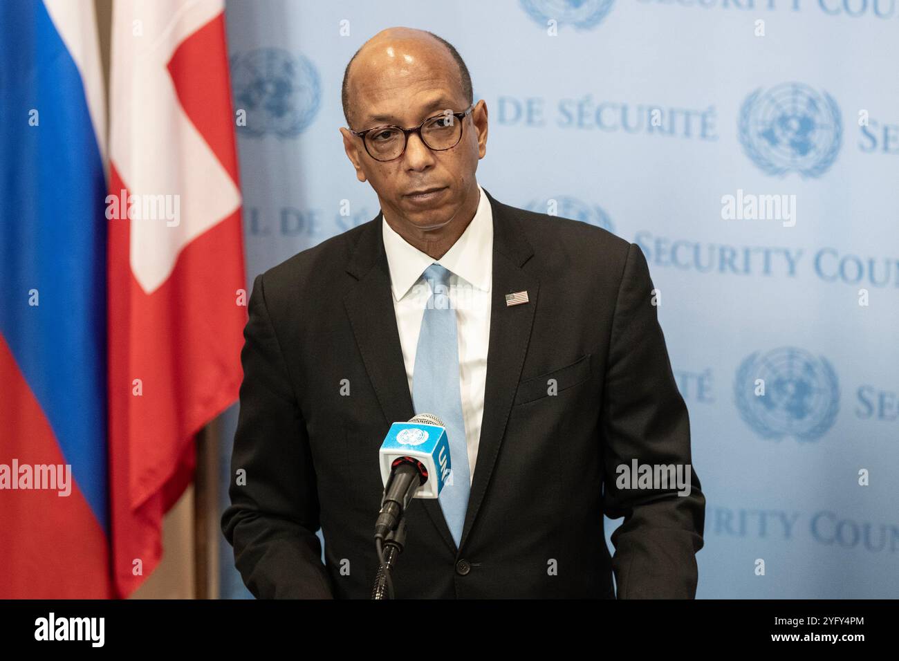 New York, NY, USA, 5 November 2024: Ambassador Robert Wood of The USA ...