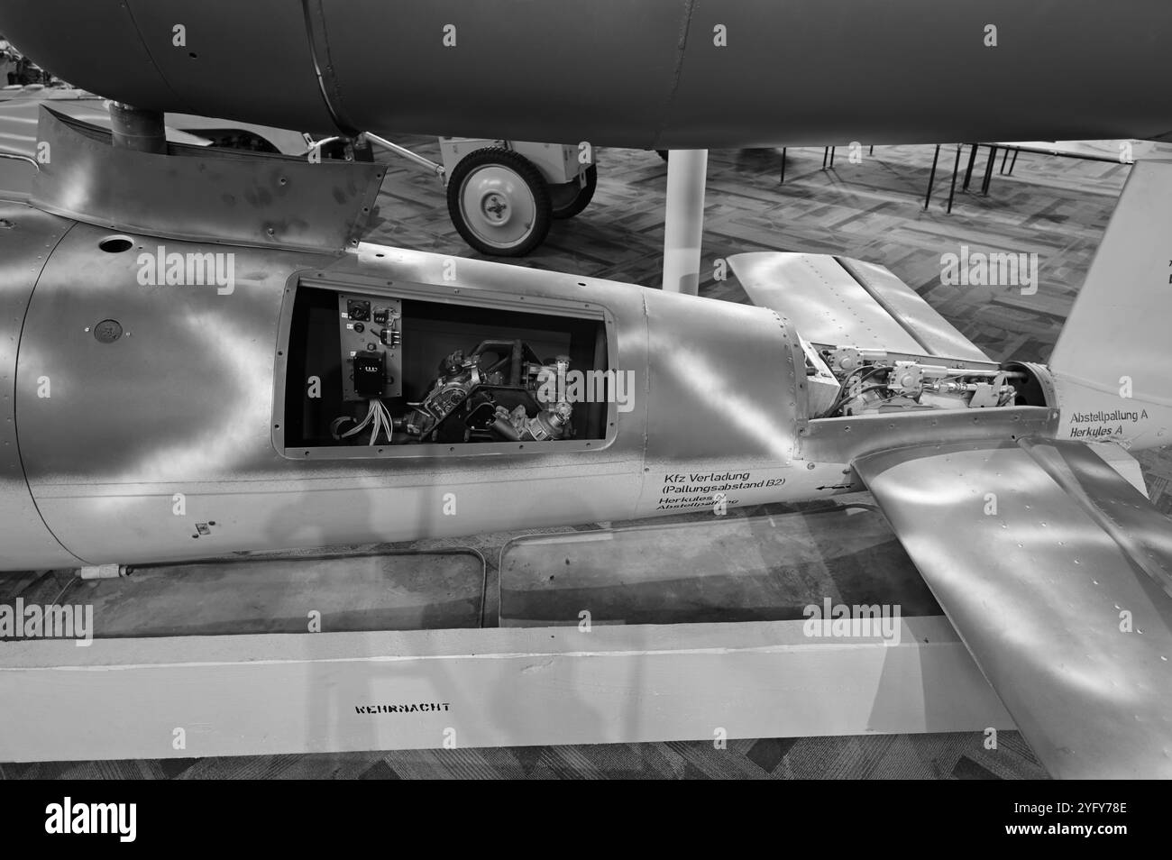 German V1 Cruise Missile from World War Two Stock Photo - Alamy