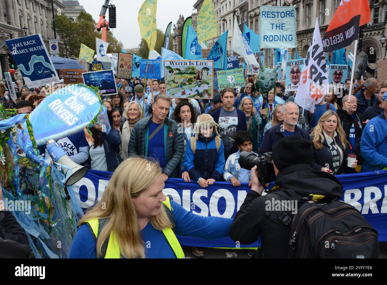 The River Action March for Clean Water in London 3rd November 2024 ...