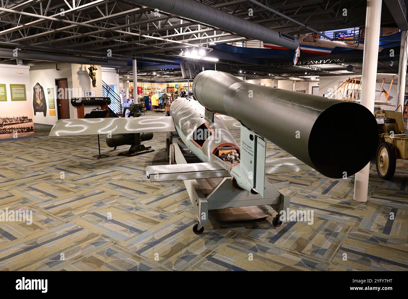 German V1 Cruise Missile from World War Two Stock Photo - Alamy