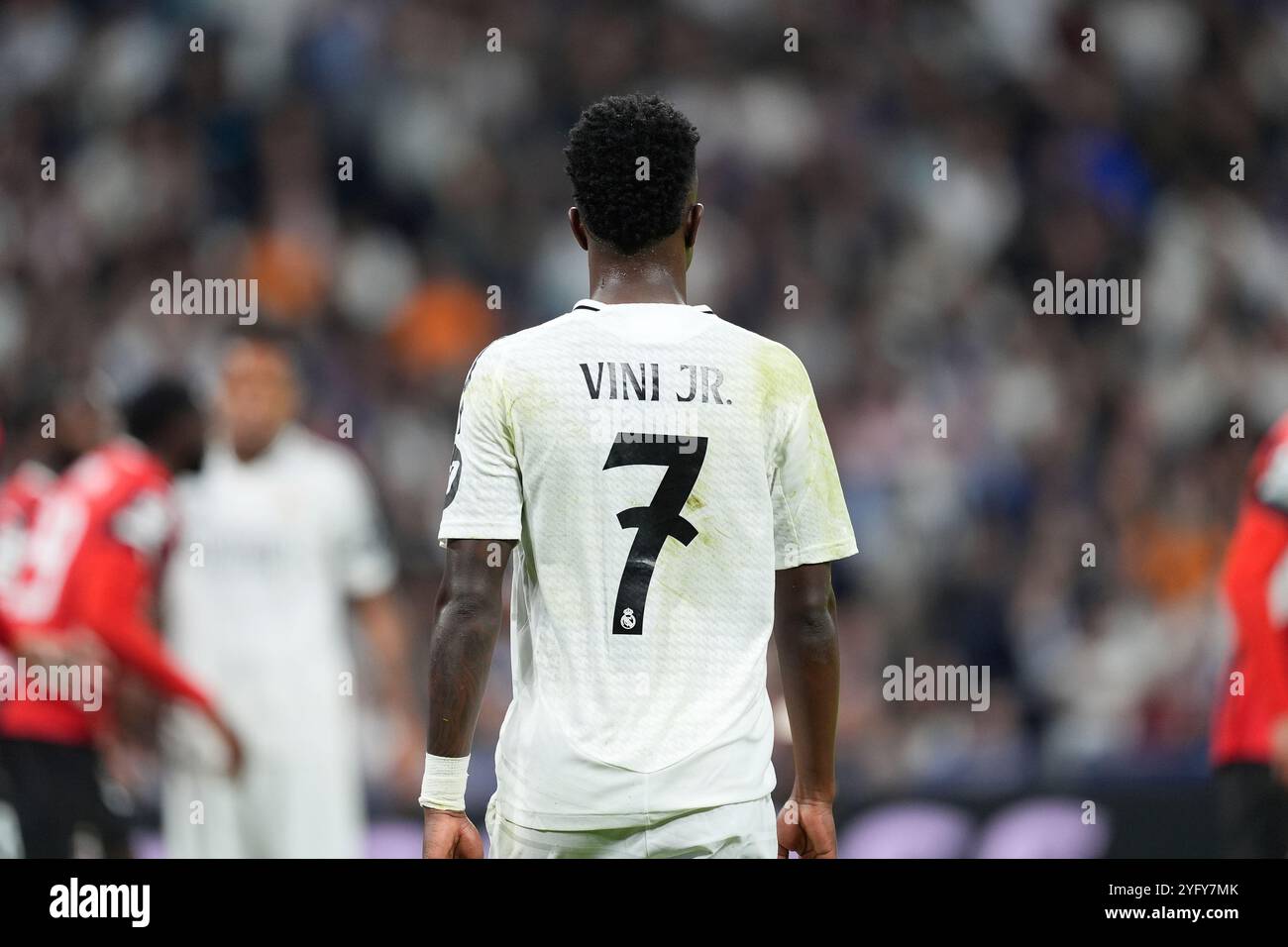 Vinicius Junior of Real Madrid number #7 during the UEFA Champions ...