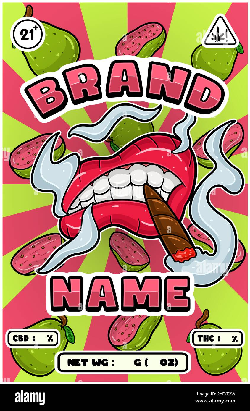 Cannabis strains vector vectors hi-res stock photography and images - Alamy