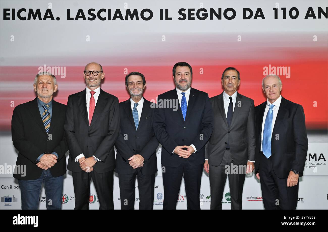 Milan, Italy EICMA 2024 institutional inauguration International Two ...