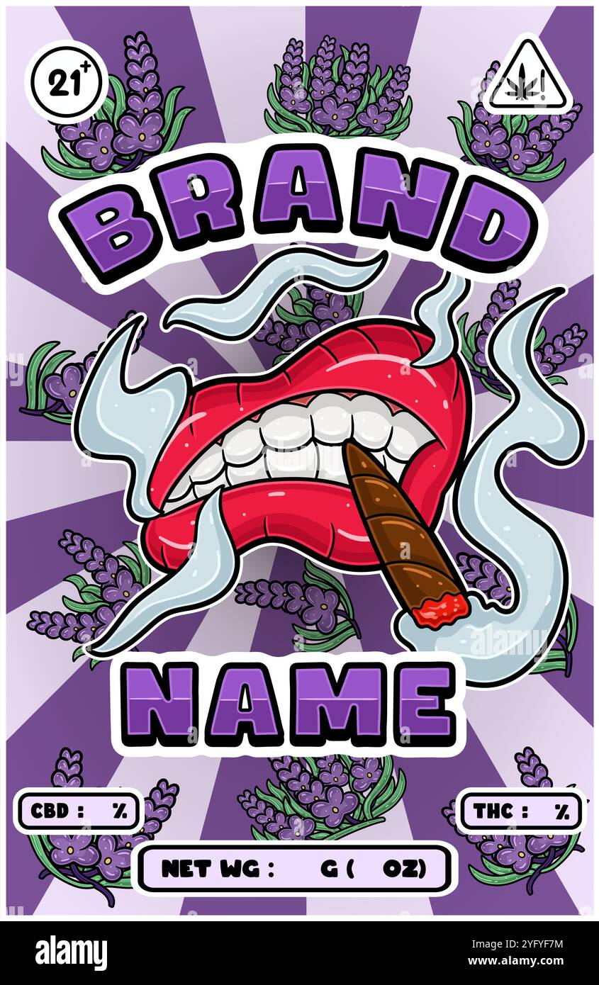 Cannabis strains vector vectors hi-res stock photography and images - Alamy