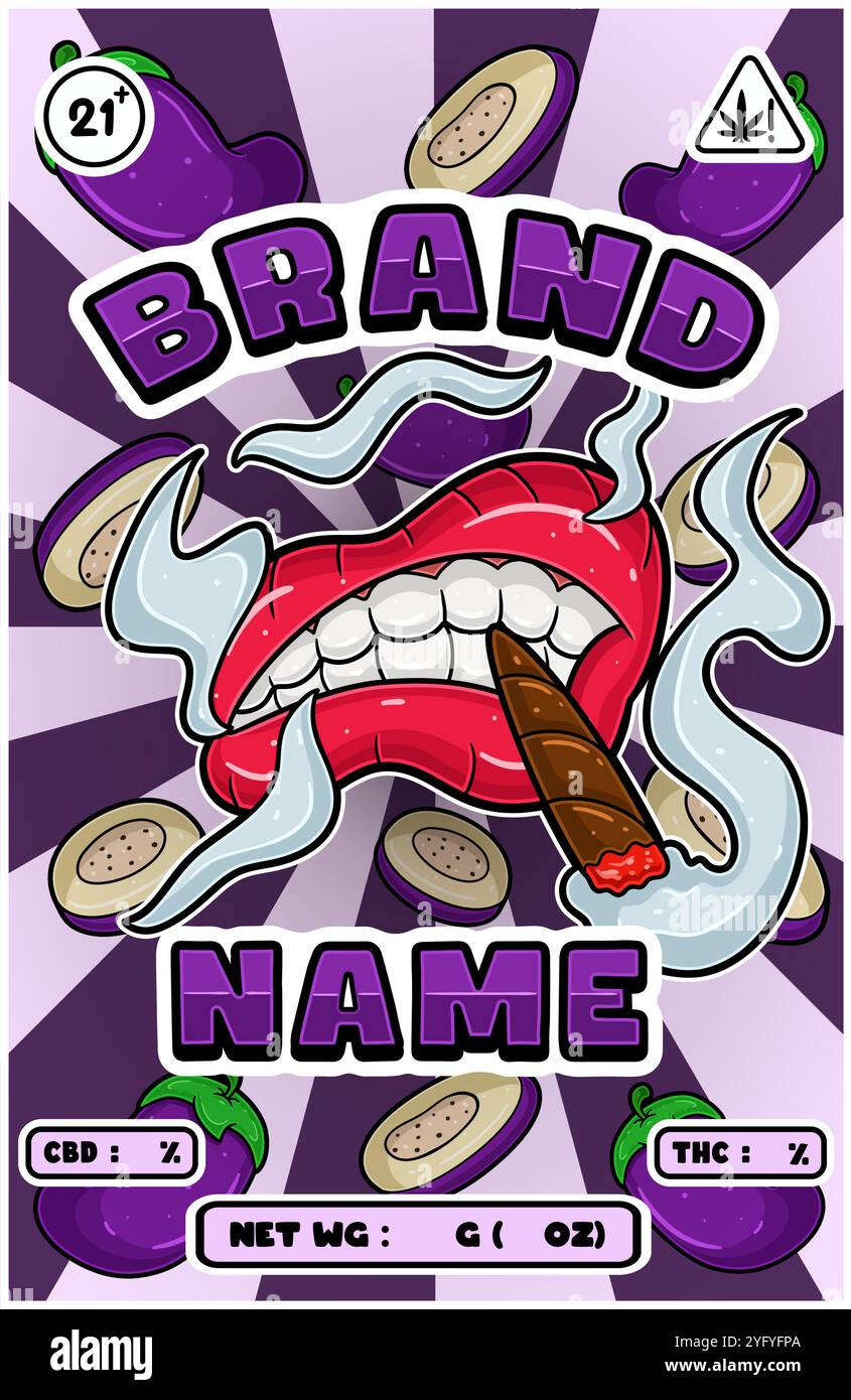 Cannabis strains vector vectors hi-res stock photography and images - Alamy