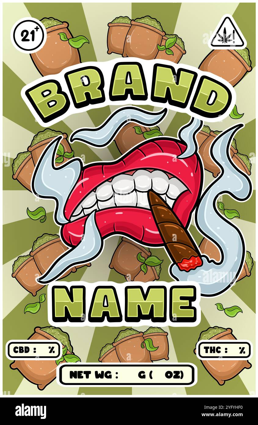 Japanese tobacco Stock Vector Images - Alamy