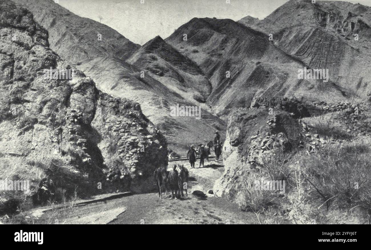 A high road in south east Persia (Iran), circa 1900 Stock Photo - Alamy