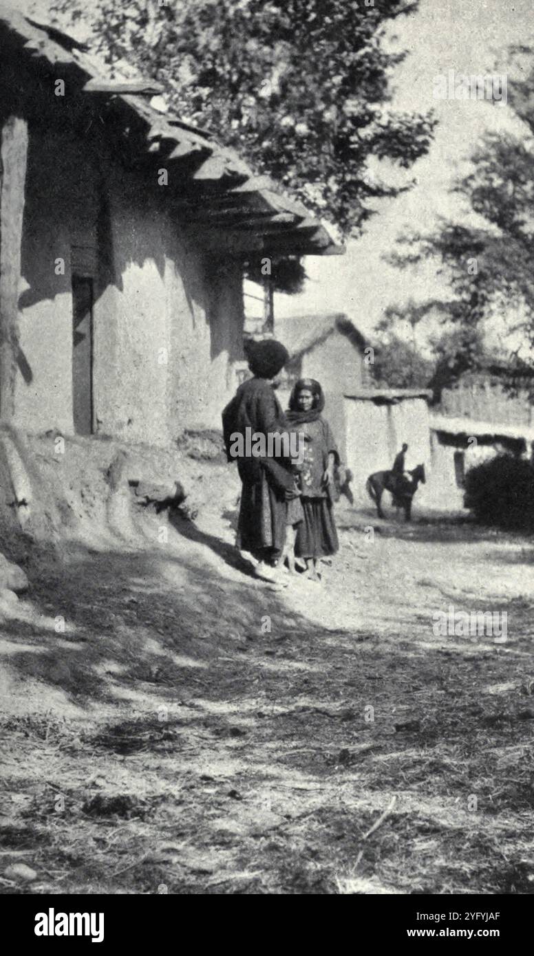 Ramian, a typical village in the Astrabad Province, circa 1900 Stock ...