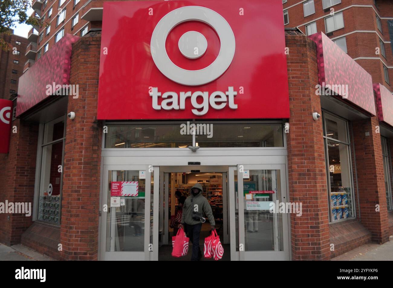 A Target logo is seen in Manhattan, New York City Stock Photo - Alamy