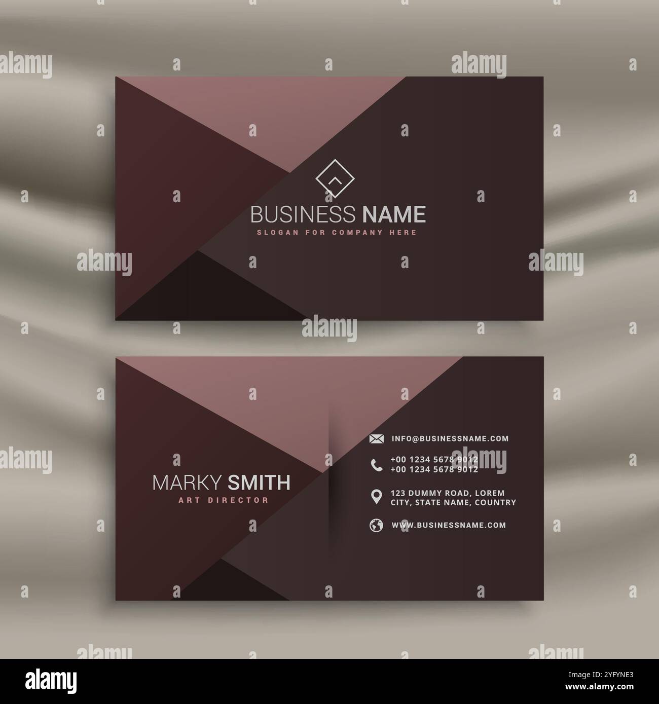 professional dark business card design template Stock Vector Image ... professional dark business card design template Stock Vector Image ...