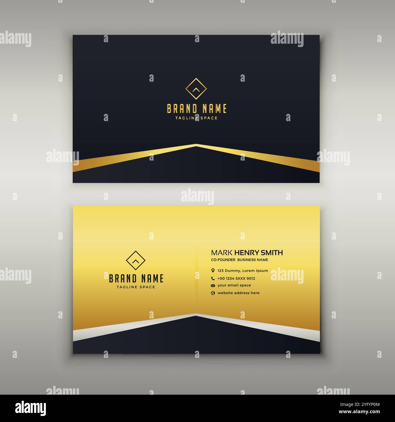 luxury business card design template Stock Vector Image & Art - Alamy