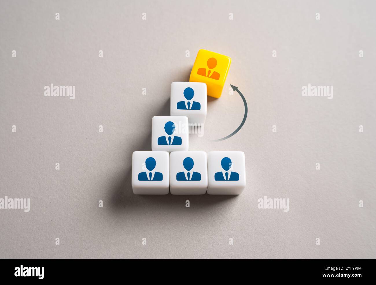 The employee strives to lead the group. To take a leadership position ...