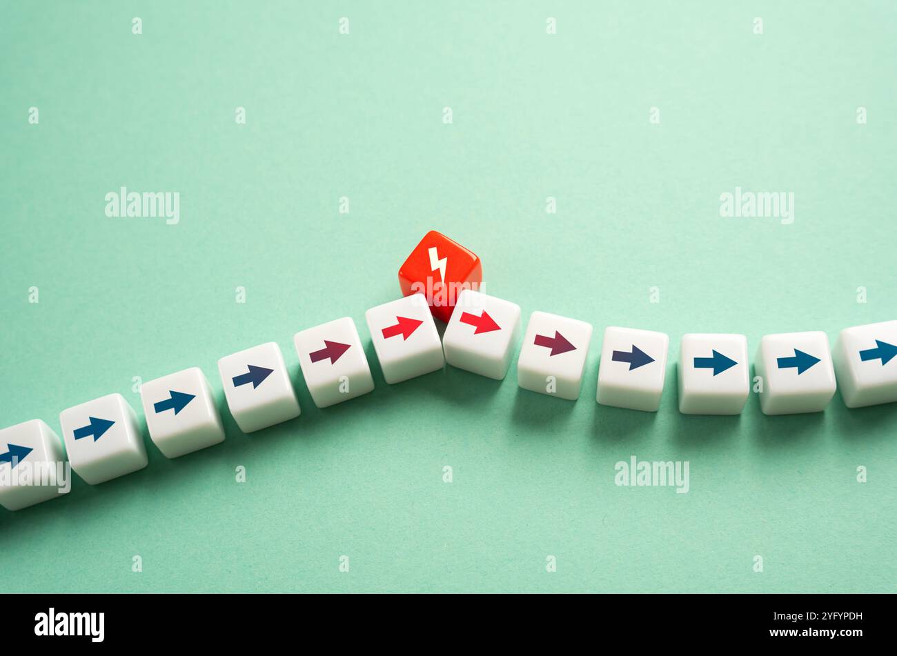 The factor that changes everything. A critical break. A sudden change ...