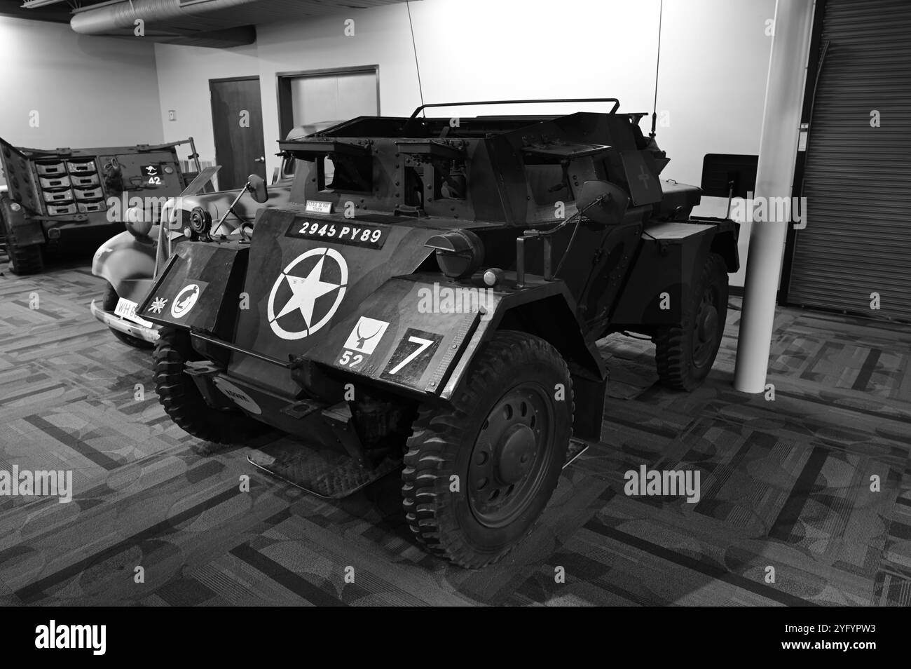 Daimler Armoured Scout car Stock Photo - Alamy