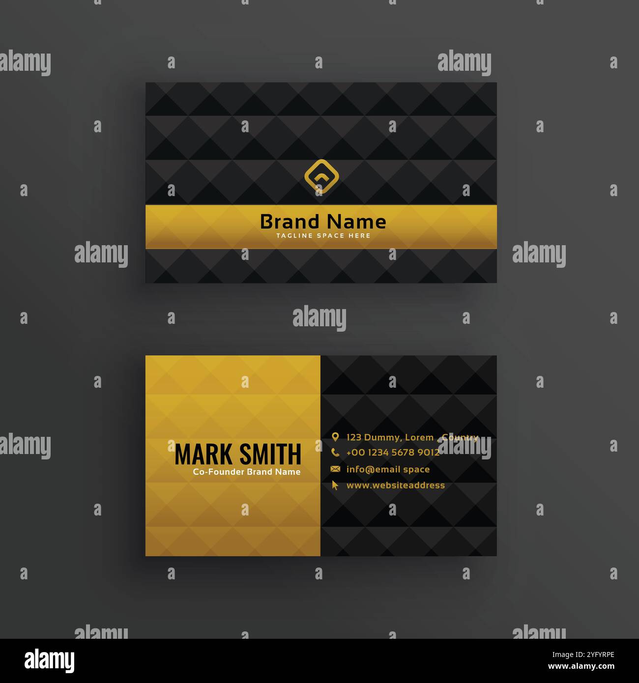 Luxury business card design hi-res stock photography and images - Alamy