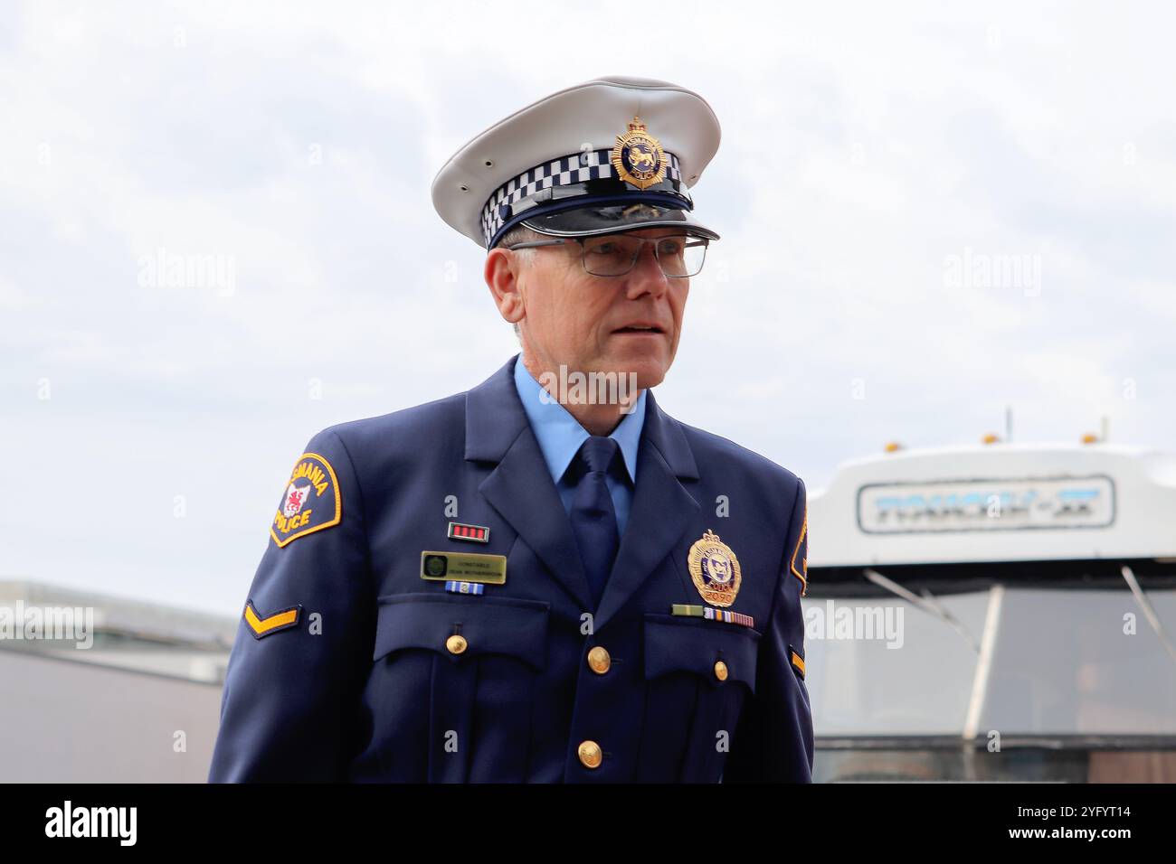 Devonport, Australia. 06th Nov, 2024. Constable Dean Wotherspoon, who ...