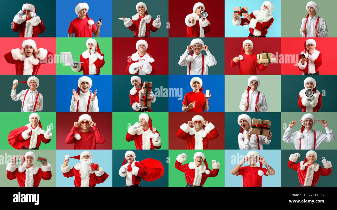 Megaphone santa claus bag hi-res stock photography and images - Alamy