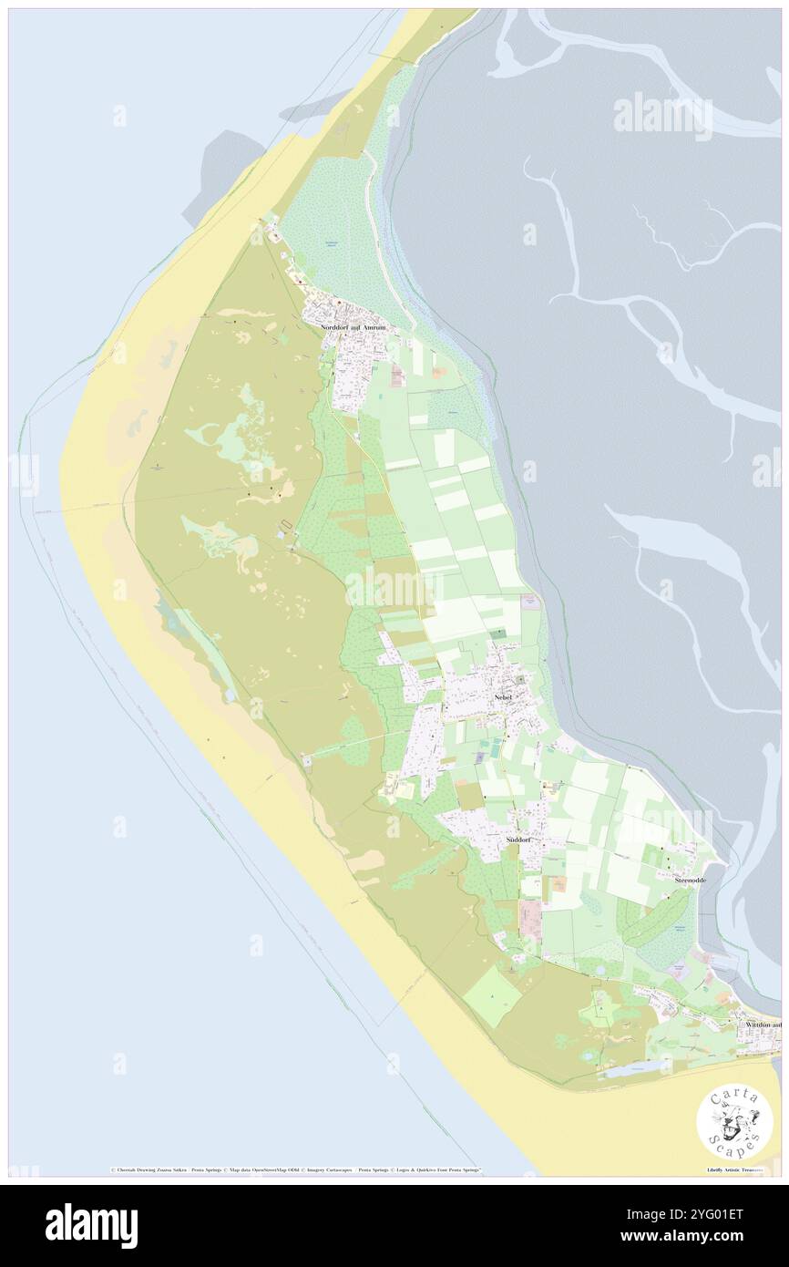 Map of amrum hi-res stock photography and images - Alamy