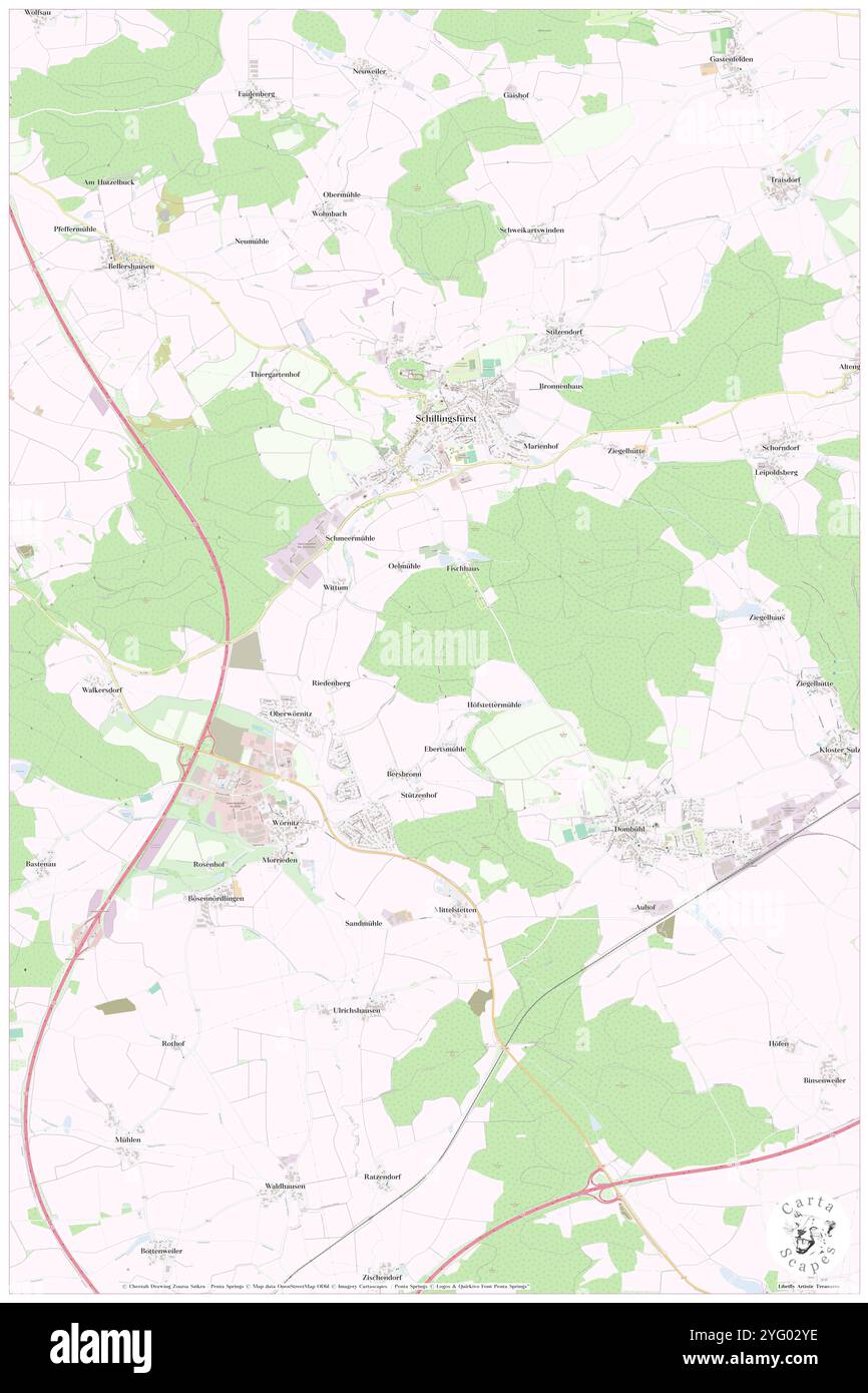 Vetschenberg, Regierungsbezirk Mittelfranken, DE, Germany, Bavaria, N ...