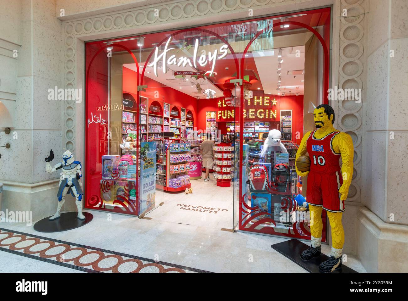 Hamleys toy shop inside the Atlantis the Palm hotel in Dubai,United ...