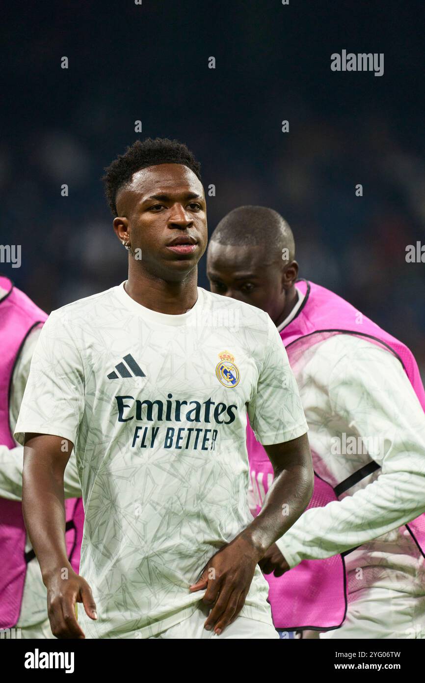 Madrid, Spain. 05th Nov, 2024. Vinicius Junior (forward; Real Madrid ...