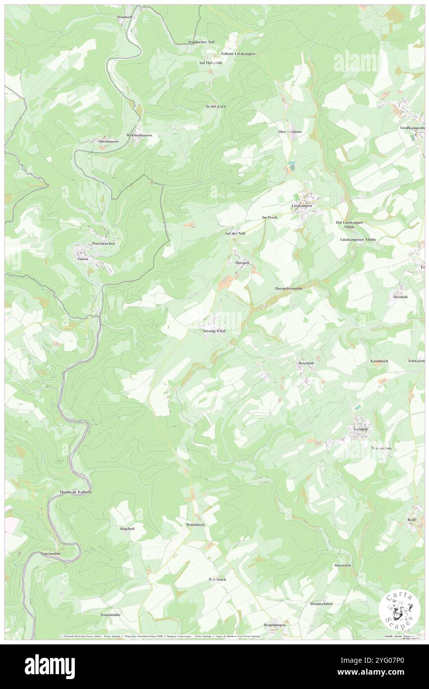 Sevenig, DE, Germany, Rheinland-Pfalz, N 50 7' 44'', N 6 9' 55'', map ...
