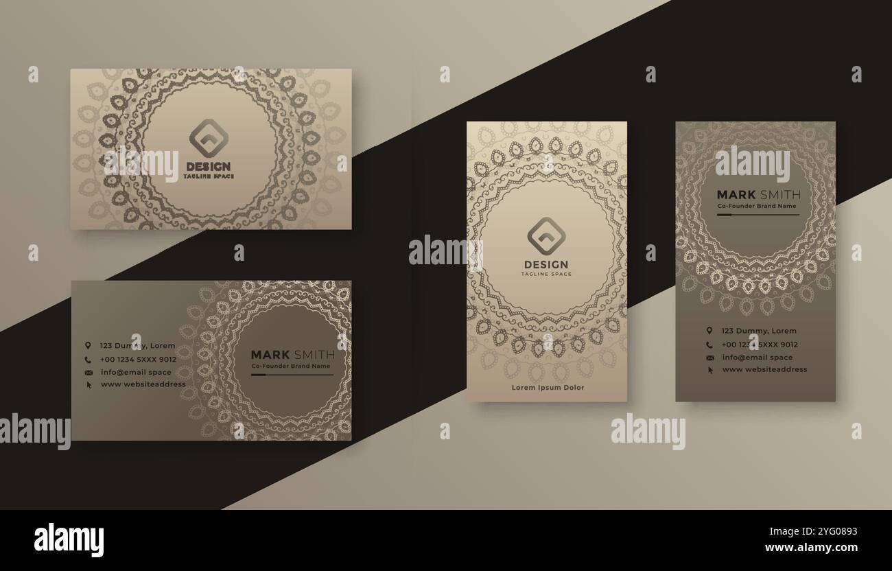 Vintage id card identity card Stock Vector Images - Alamy