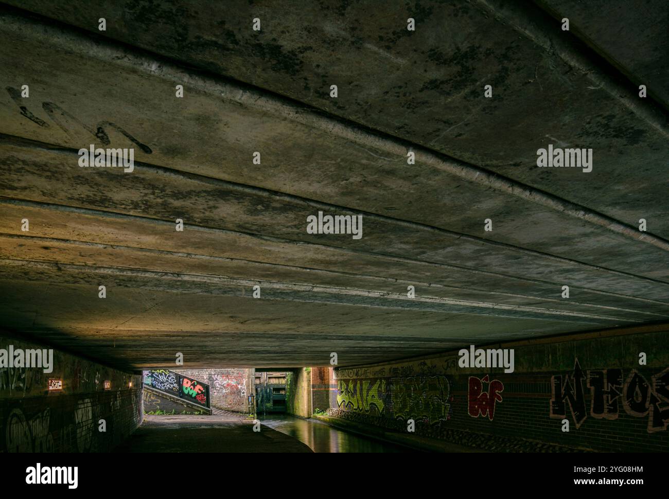 Ashton Canal Towpath under Alan Turing Way, A6010, July 2024: Phillip ...