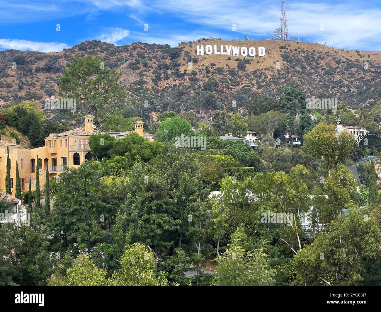 Hollywod Sign, Hollywood, hills, Los Angeles, California, USA Stock Photo - Alamy