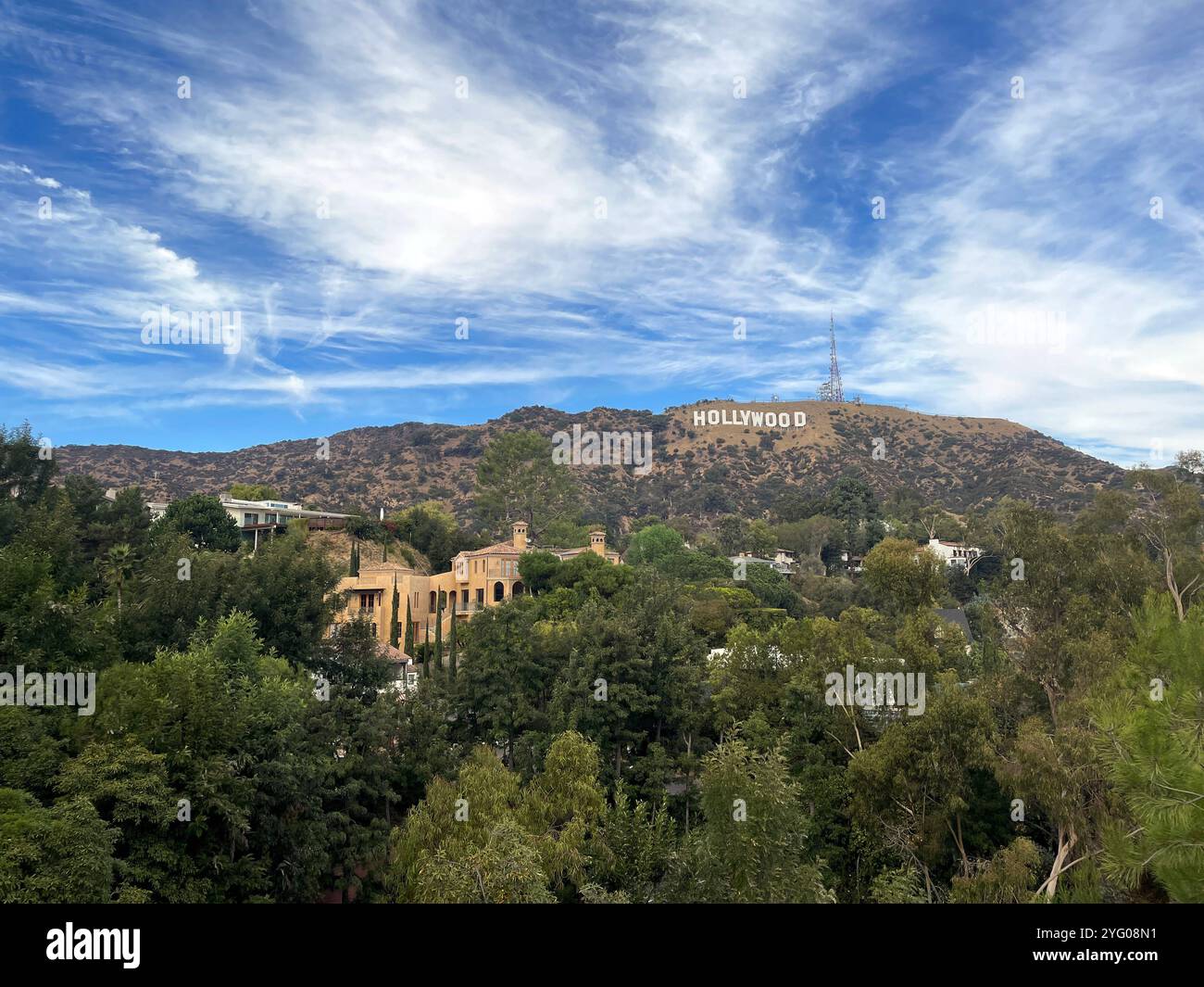 Hollywood Sign, Hollywood, hills, Los Angeles, California, USA Stock Photo - Alamy