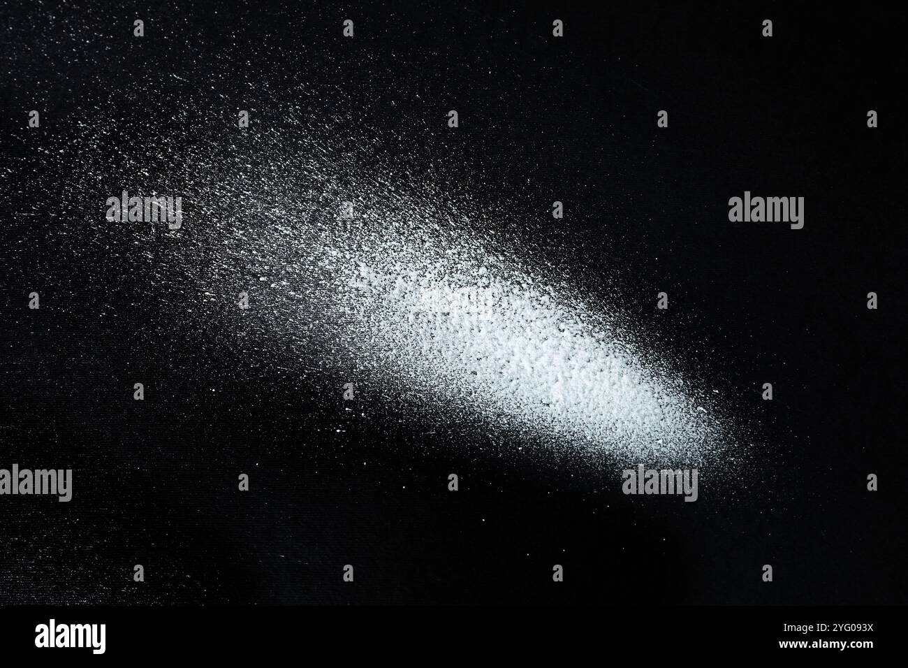 White snow falling down on black background Stock Photo - Alamy