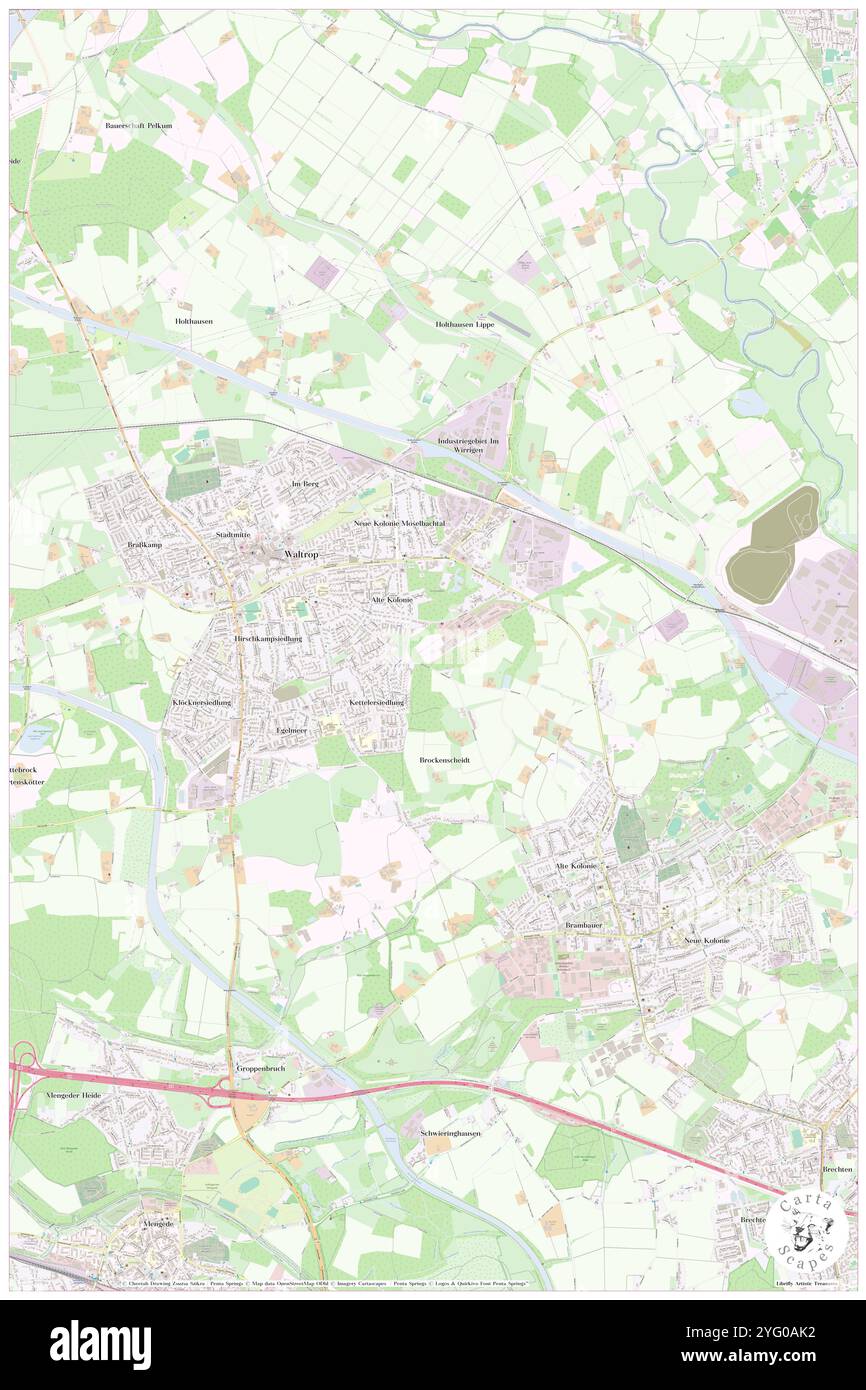 Zeche Waltrop, Regierungsbezirk Münster, DE, Germany, North Rhine ...