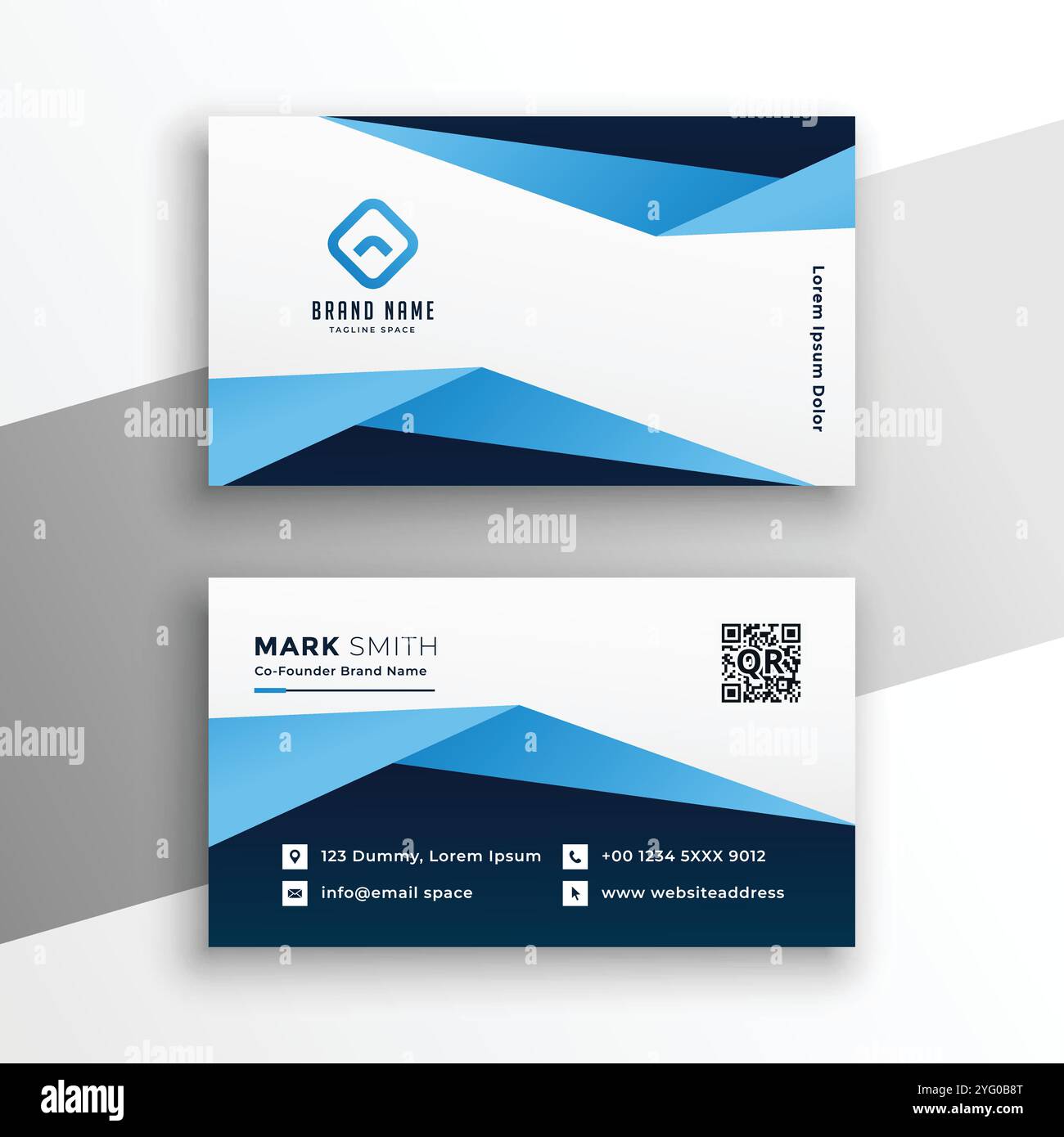 Attractive business card design hi-res stock photography and images - Alamy
