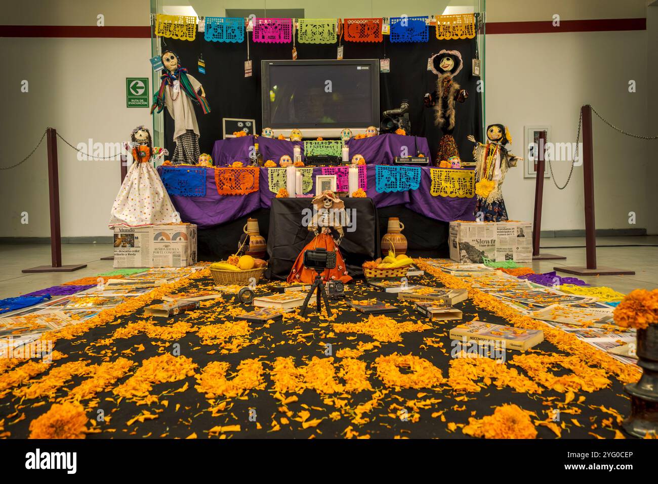 Tijuana journalists Day of the Dead altar or “ofrenda” for journalists ...
