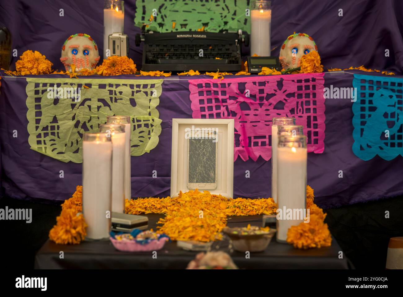Tijuana journalists Day of the Dead altar or “ofrenda” for journalists ...