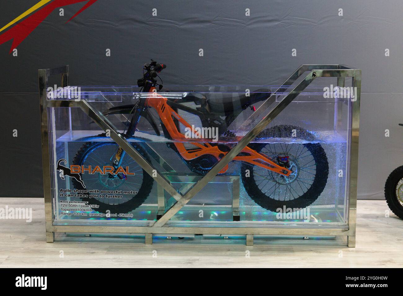 Two wheeler exhibition hi-res stock photography and images - Alamy