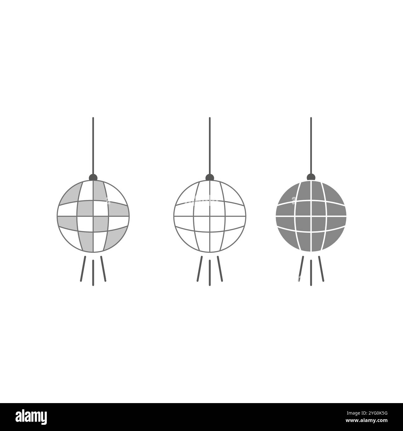 Hanging lamp icon. Minimal pendant light. Simple lighting symbol ...