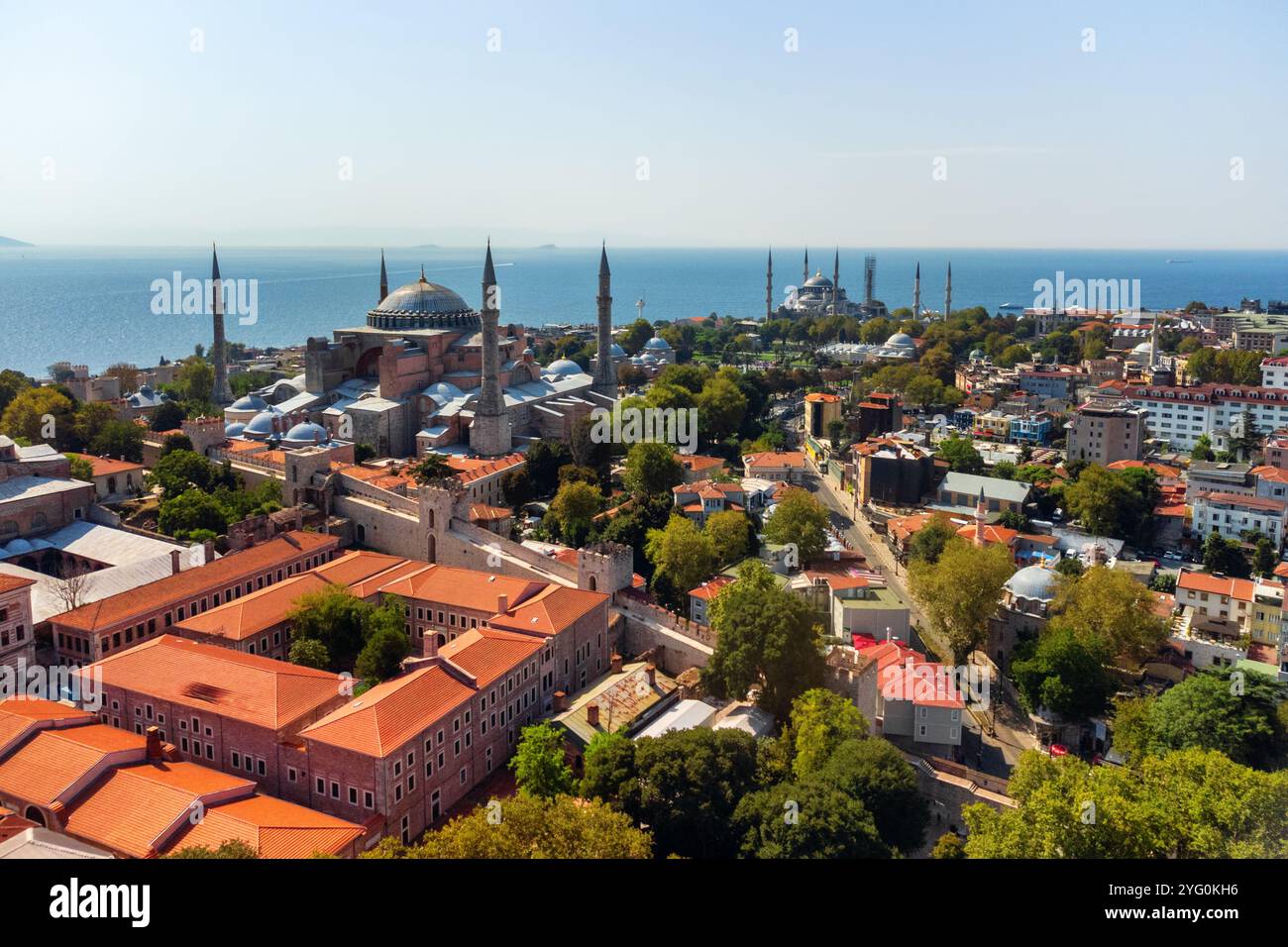 Hagia sophia drone hi-res stock photography and images - Alamy