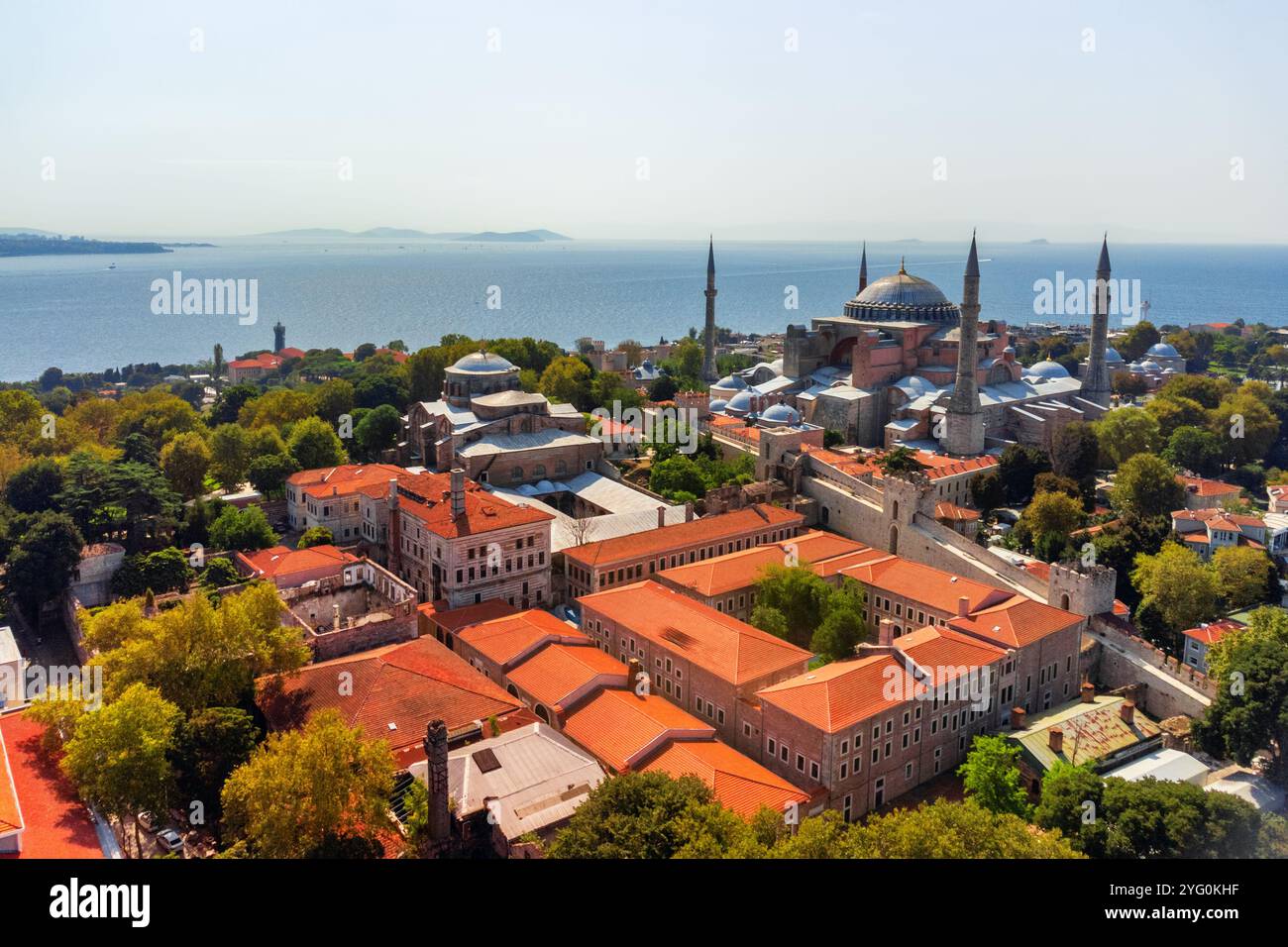 Hagia sophia drone hi-res stock photography and images - Alamy