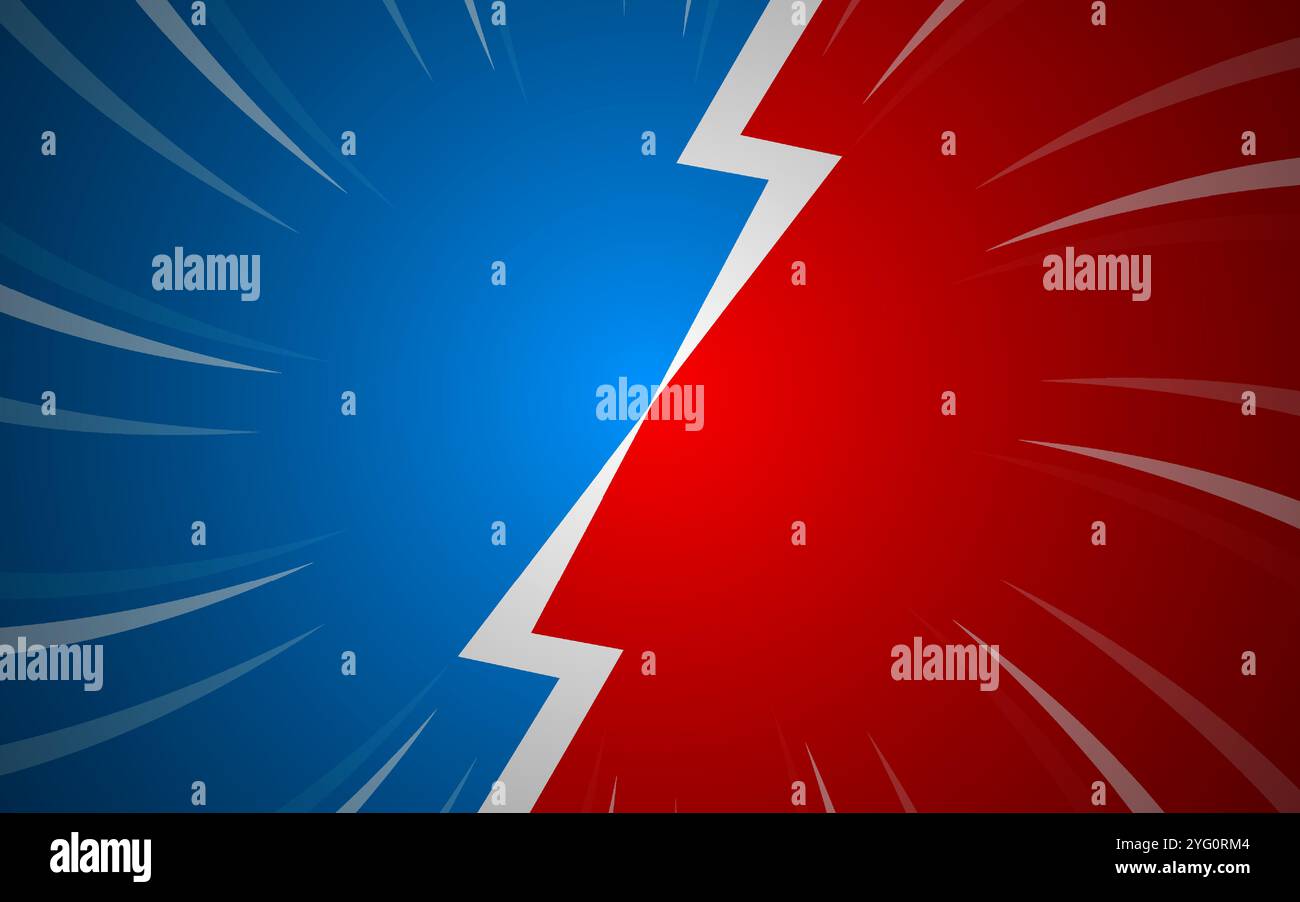 Versus in comic style background. vector illustration Stock Vector ...