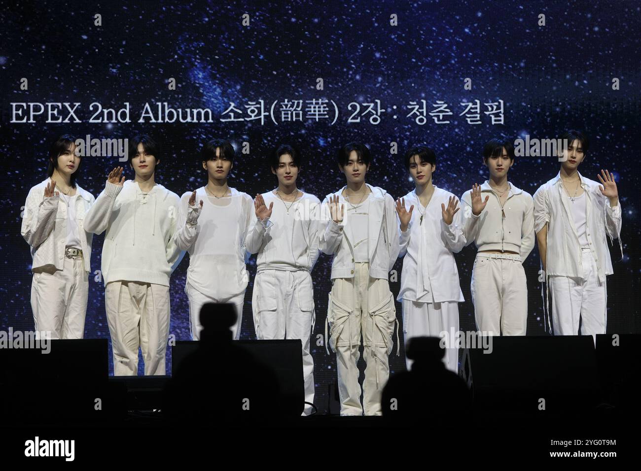 S. Korean boy group Epex South Korean boy group Epex poses for a photo during a showcase in ...