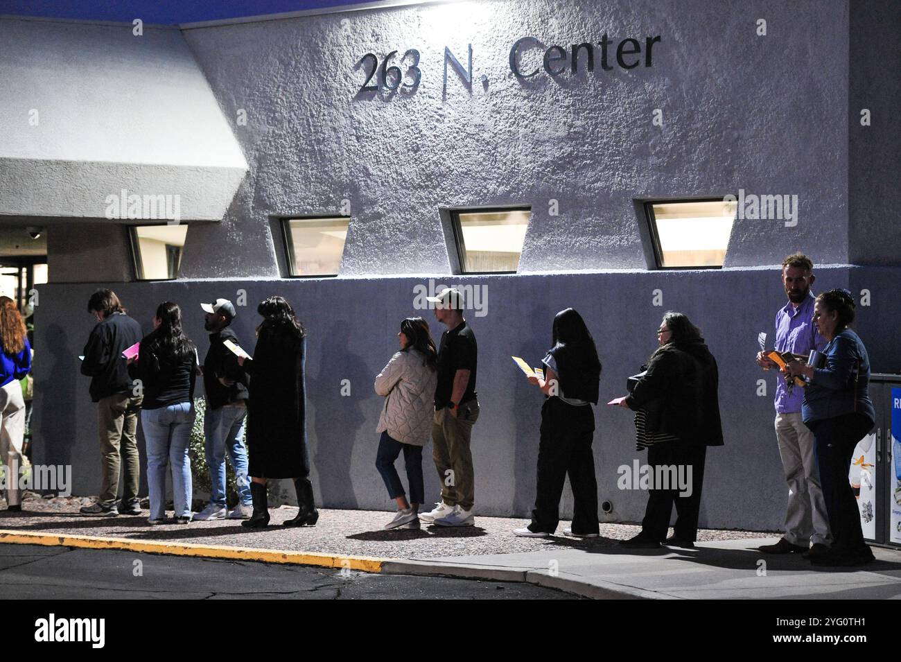 November 5, 2024, Phoenix, Arizona, USA: Voter turnout remained strong ...
