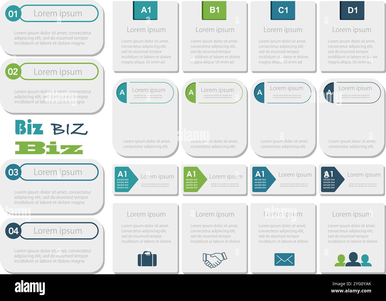 Business Infographics, Tags, And Icons Set Isolated On A White ...