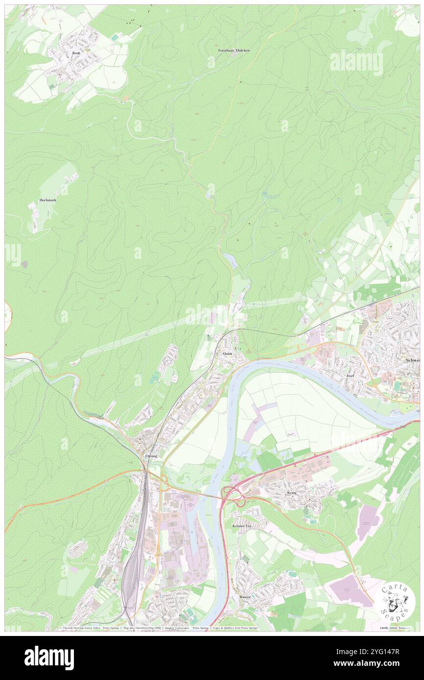 Umspannwerk Quint, DE, Germany, Rheinland-Pfalz, N 49 49' 44'', N 6 42 ...