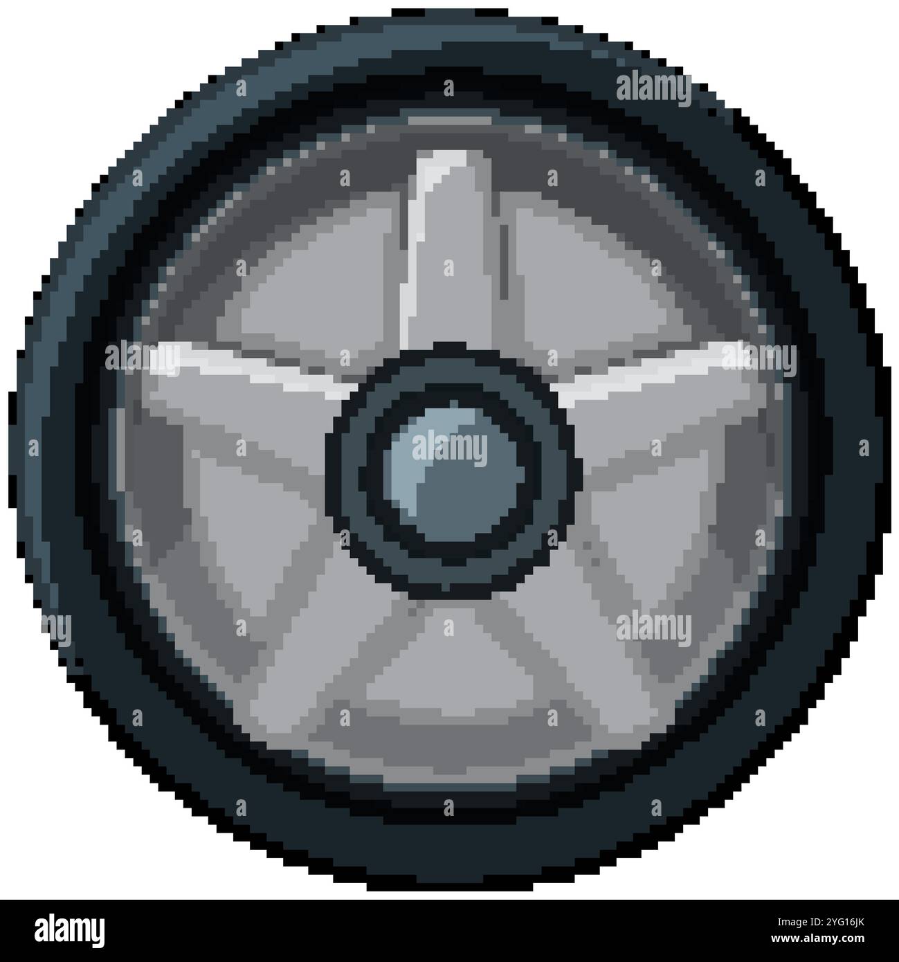 Vector image of a car wheel Stock Vector Image & Art - Alamy